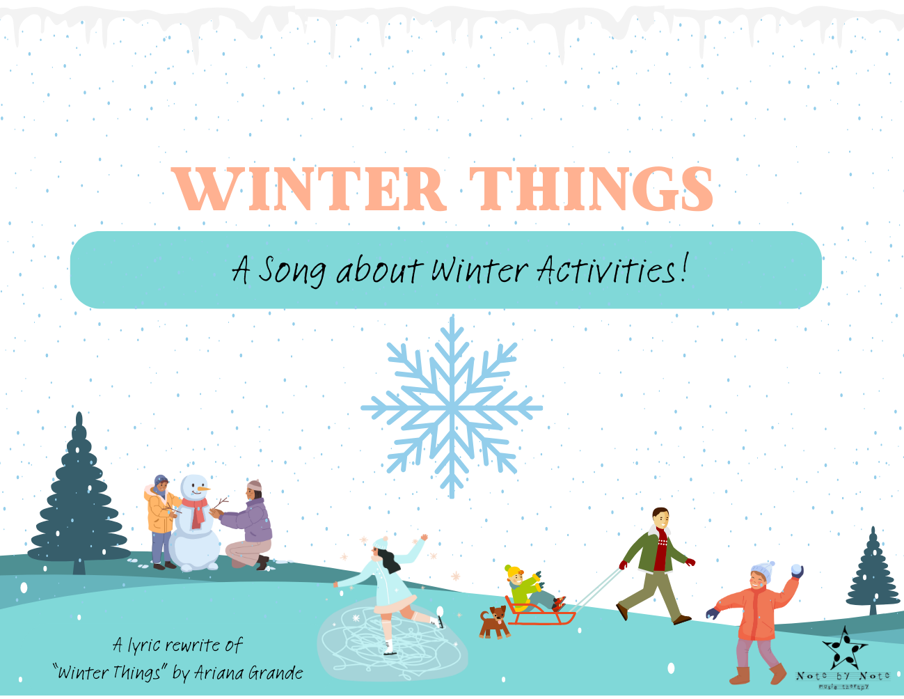 Winter Things: A Song about Winter Activities - Note by Note Music Therapy