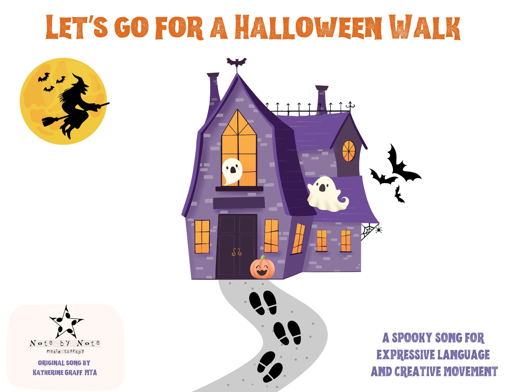Let's Go for a Halloween Walk! - Note by Note Music Therapy